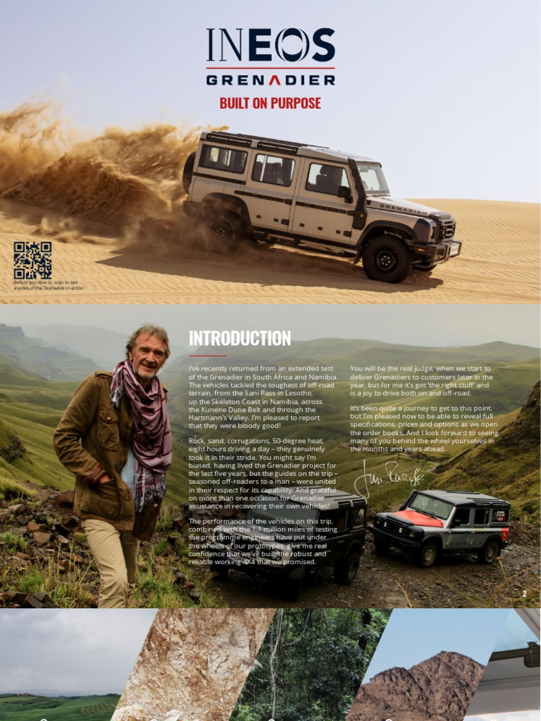 UK INEOS Grenadier Brochure 2022 1 | PDF | Four Wheel Drive | Anti Lock ...