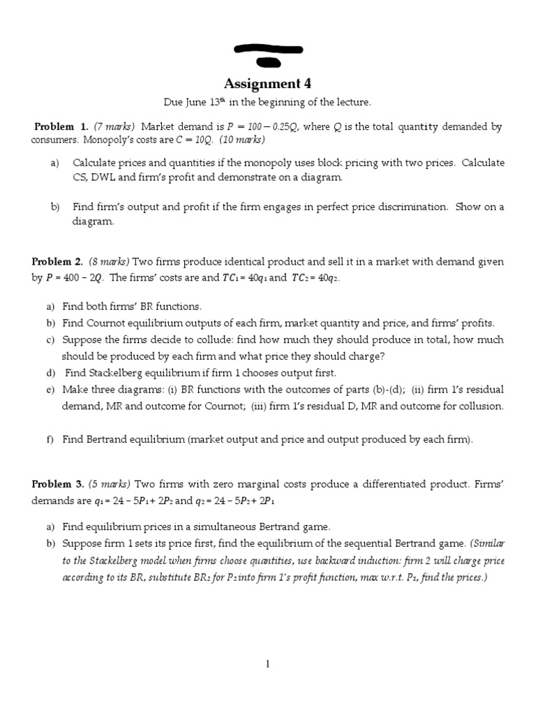 Economics Assignment | PDF