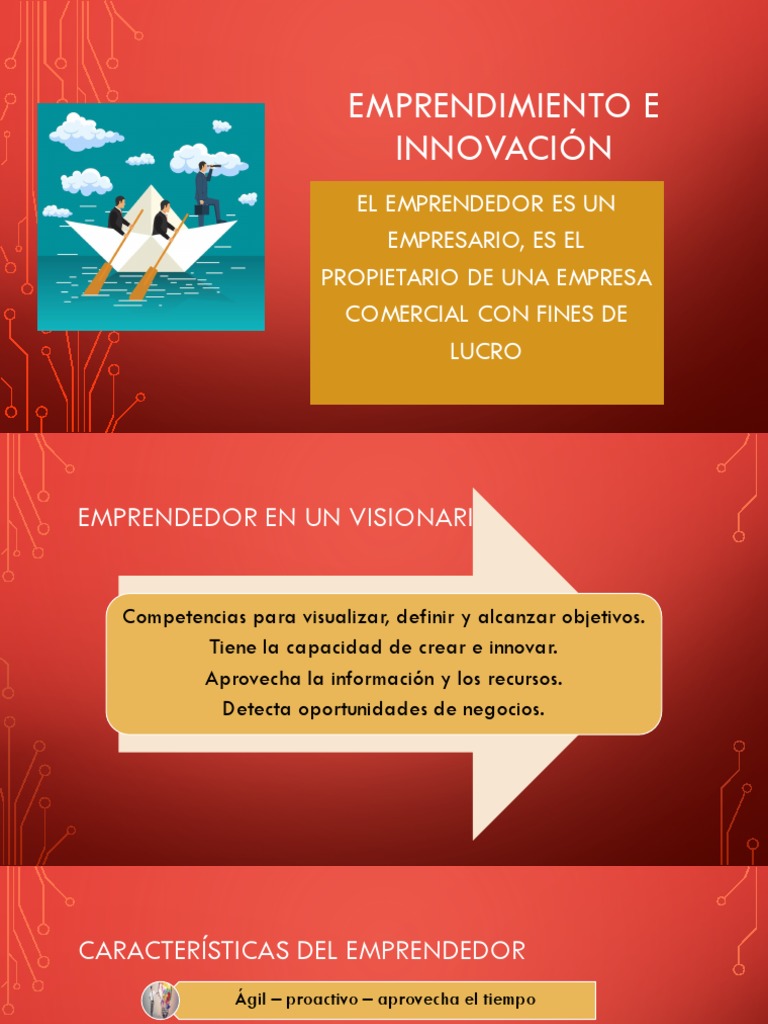 Emprendimiento e innovación 1 | PDF | Iniciativa empresarial | Innovación