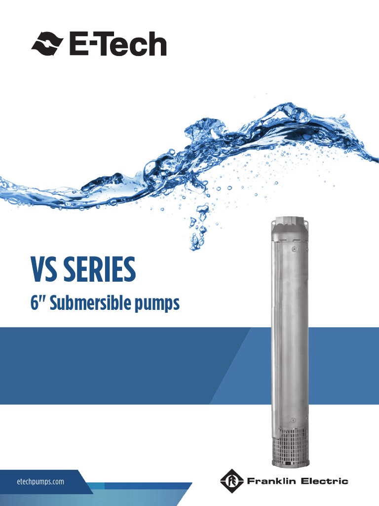 Etech vs6 | PDF | Pump | Stainless Steel