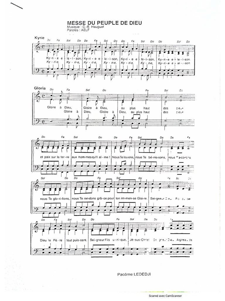 Messe du peuple de Dieu | PDF