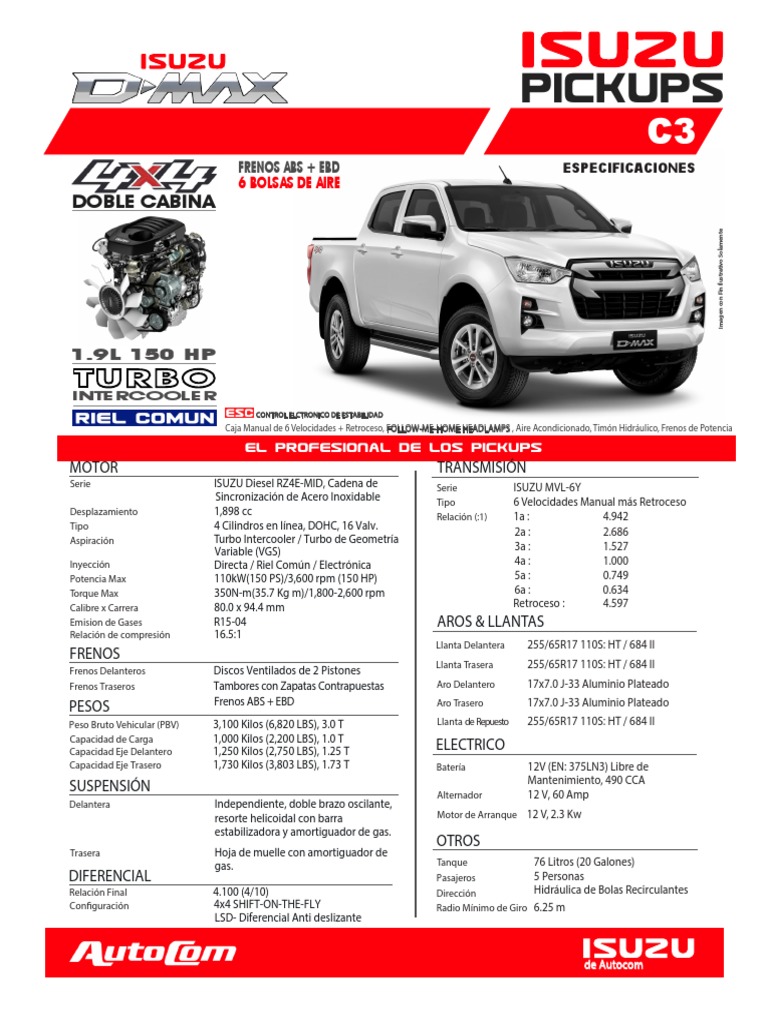 Pickups: Doble Cabina | Descargar gratis PDF | Tecnología de vehículos | Vehículos