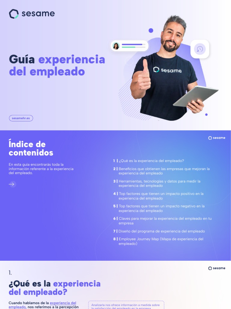 Sesame HR - Guía - Experiencia Del Empleado | PDF | Business | Reclutamiento