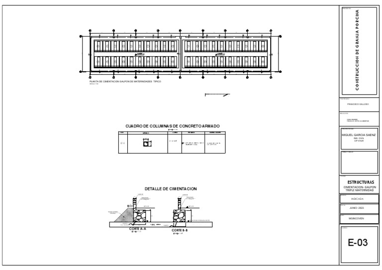 Estructuras: Cuadro de Columnas de Concreto Armado | PDF | Ingeniería ...