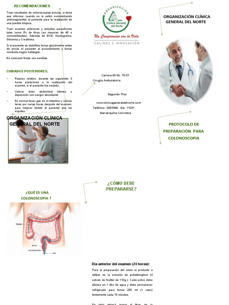 Folleto de Colonos | PDF | Medicina CLINICA | Especialidades Medicas