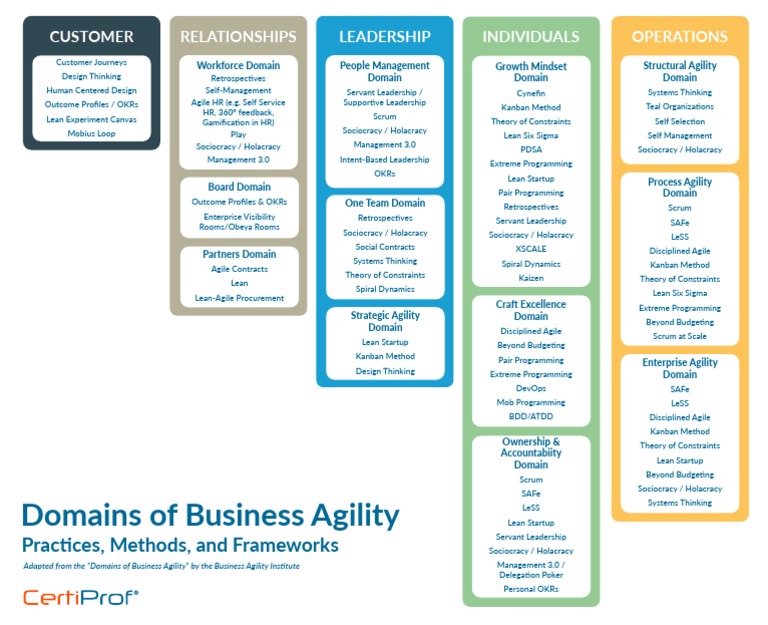 Domains of Business Agility | PDF | Agile Software Development | Scrum ...