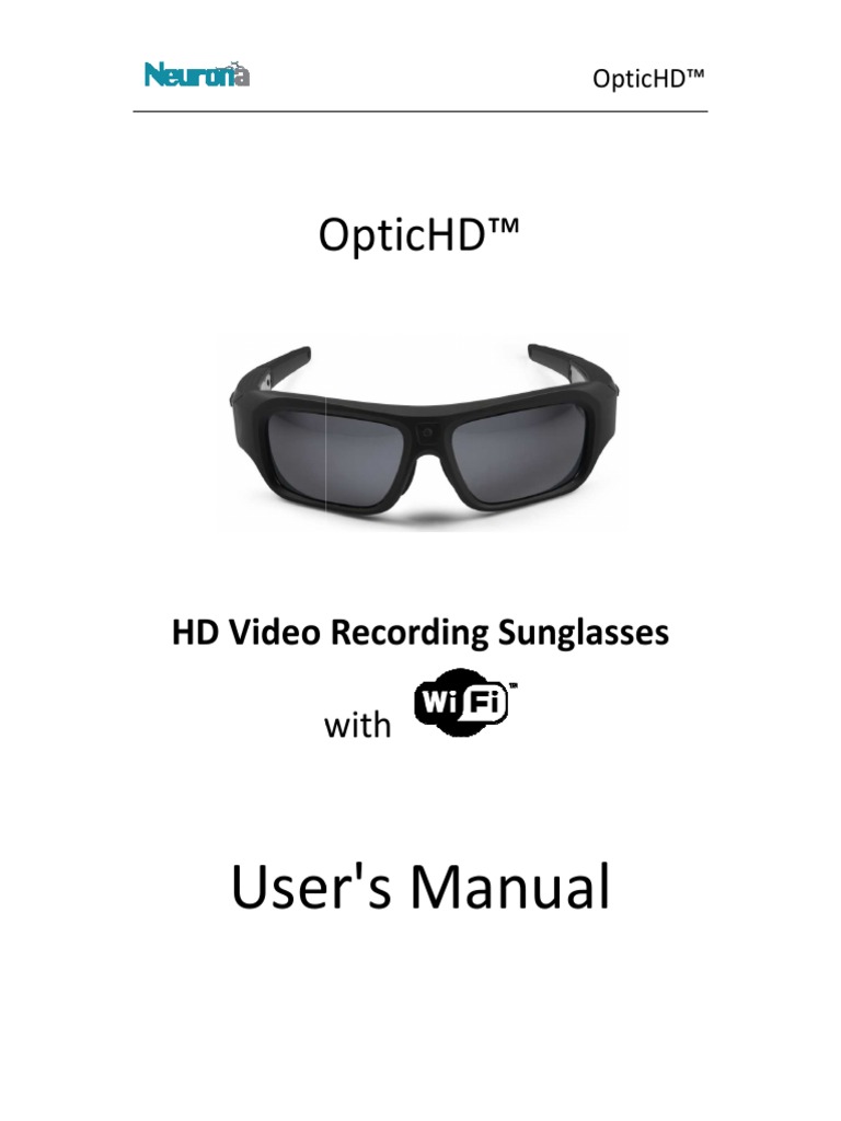 Optichd™ Optichd™: User'S Manual User'S Manual | PDF | Wi Fi | Laptop