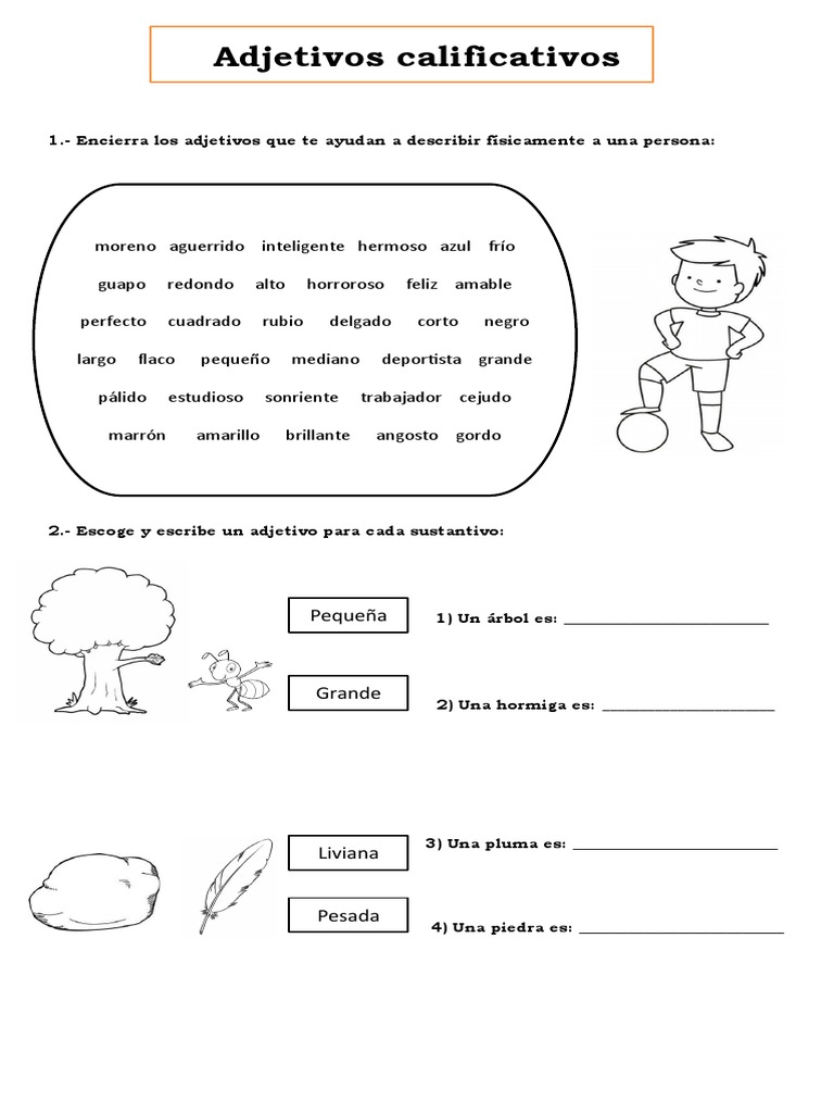 Guia Adjetivos 2 | PDF