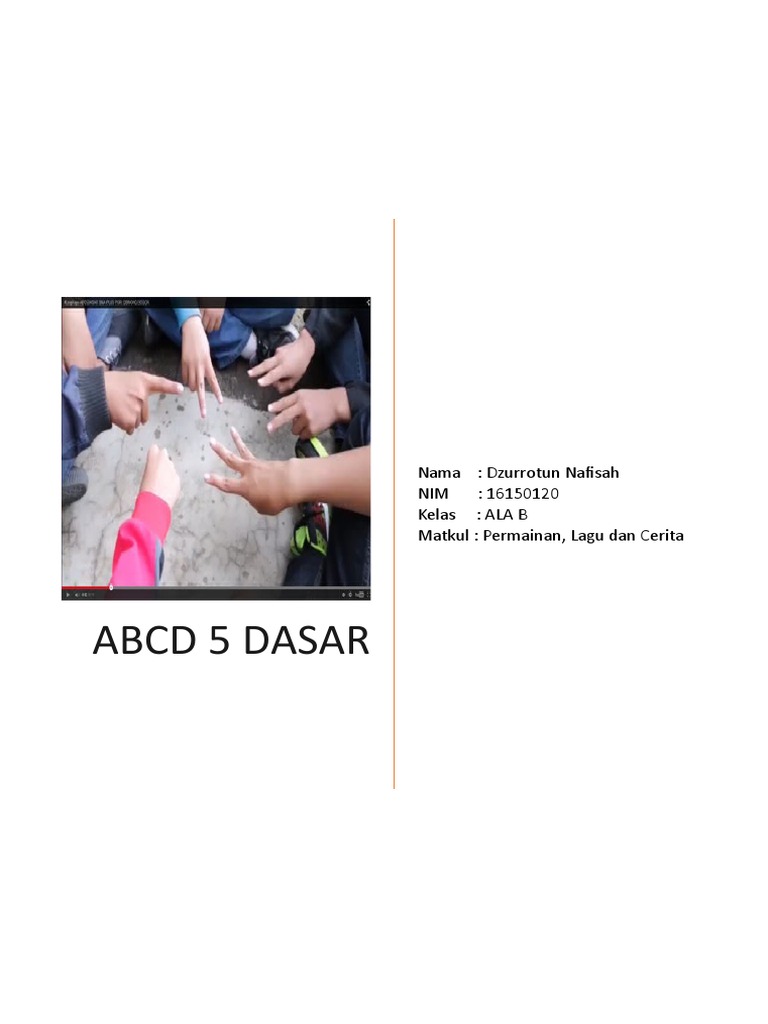 Permainan Edukatif ABC 5 Dasar | PDF
