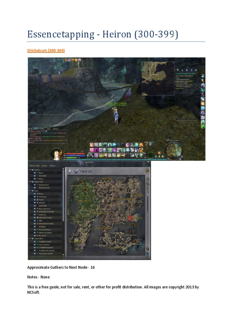 Aion Gathering Guide Part 2 | PDF | Gemstone