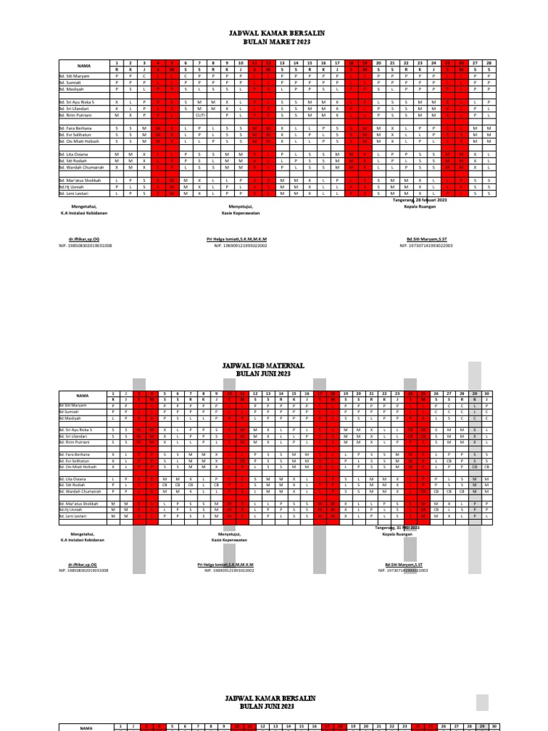 28 Format Jadwal | PDF