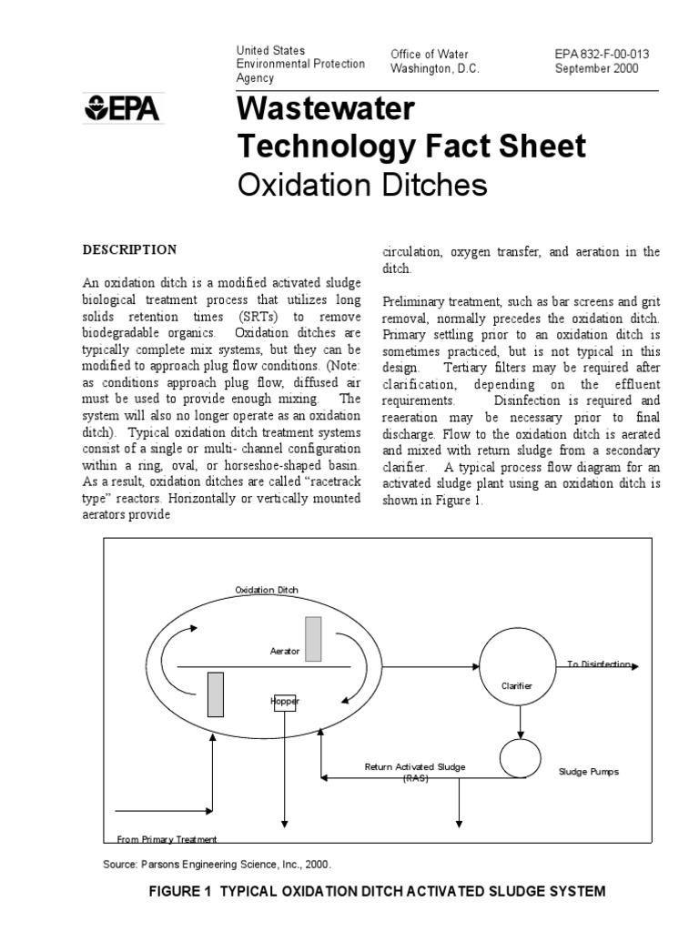 Oxidation Ditch Design Overview | PDF | Sewage Treatment | Waste Management