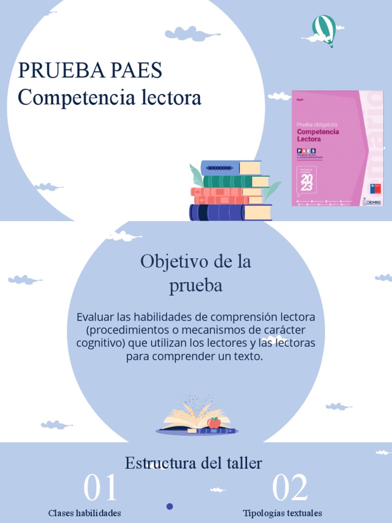Presentación PAES Competencia Lectora | PDF | Comprensión lectora ...