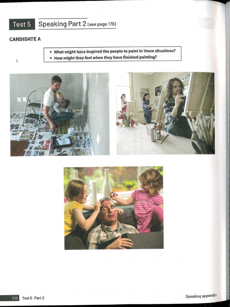 Test 5 Speaking Visuals CAE | PDF