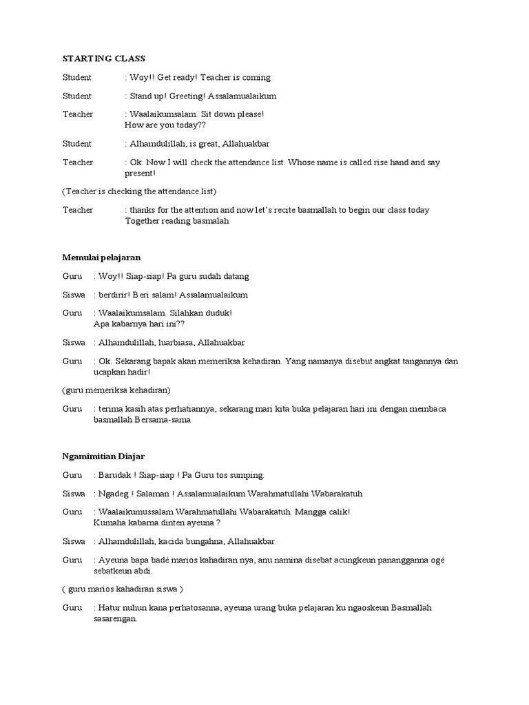 English Converstion Sunda | PDF | Semitic Words And Phrases