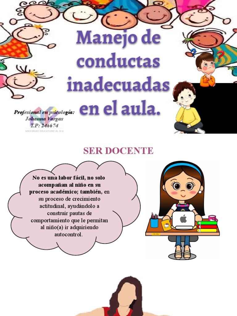 Presentacion Estrategias para Mejorar Los Comportamientos Inadecuados ...