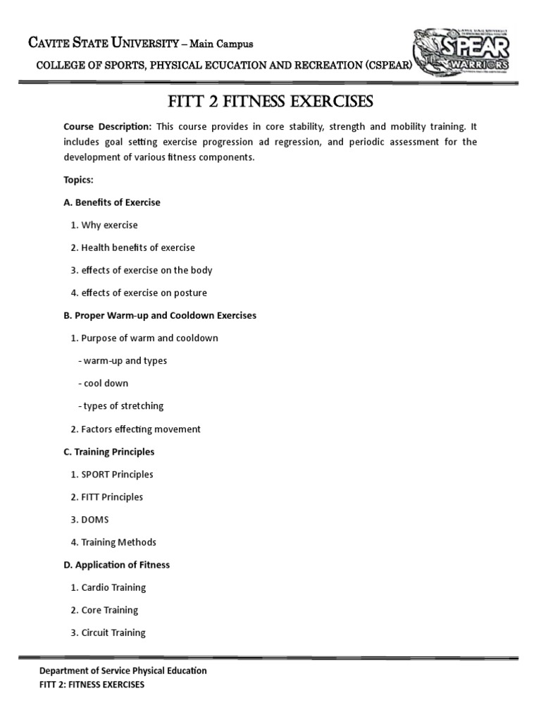 Fitt 2 Module | PDF | Strength Training | Physical Fitness