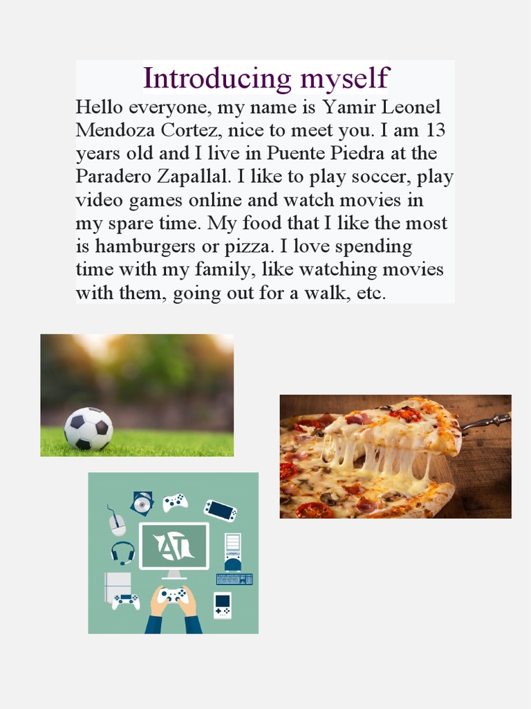 Meet Yamir: Soccer, Gaming & Movies | PDF | Sports & Recreation