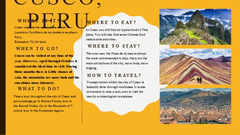 Cusco, Peru | PDF