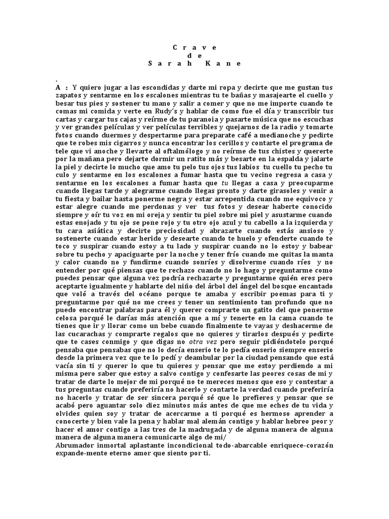 Crave Monòleg | PDF | Poesía