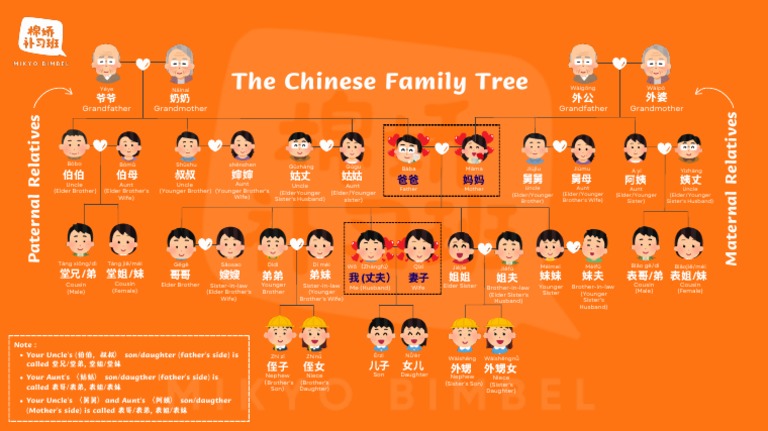 Chinese Family Tree | PDF | Human Life Stages | Human Development
