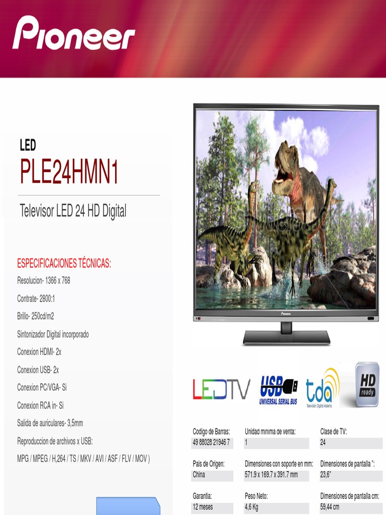 Tech Pioneer 24 PLE24HMN1 - 2 (2013) | PDF