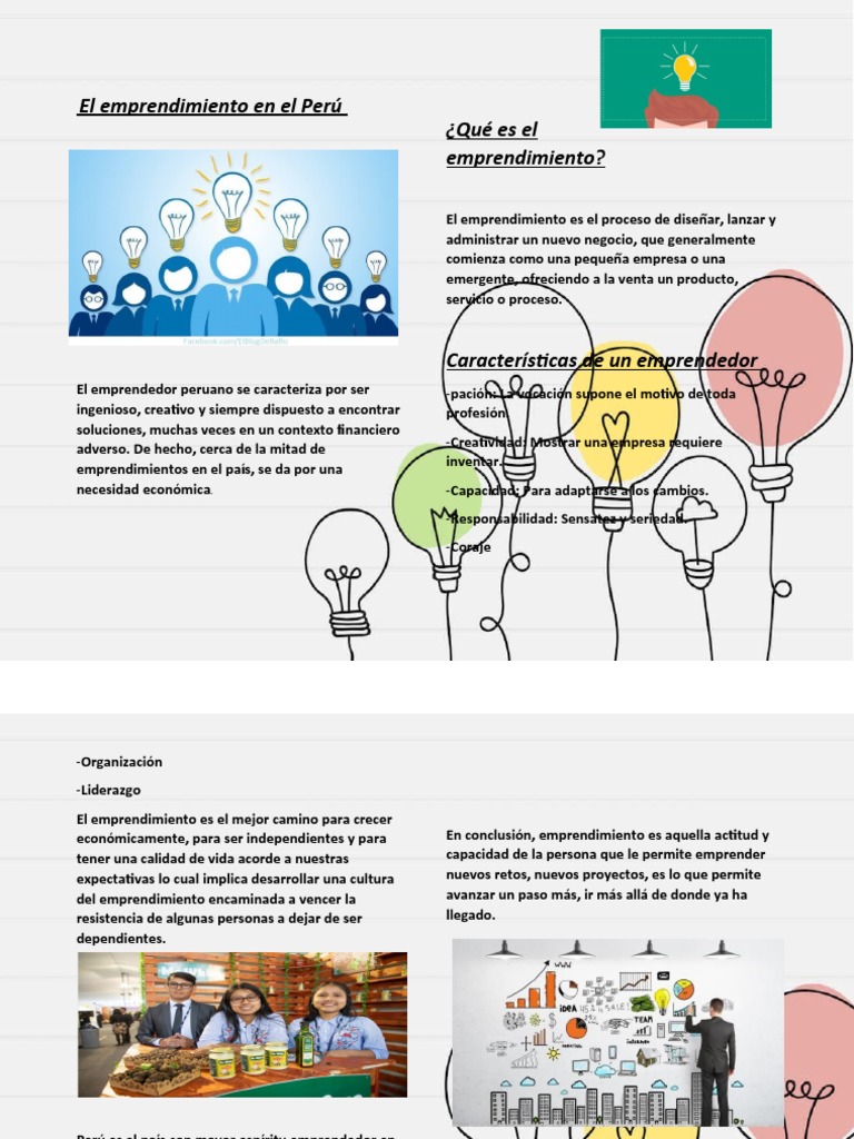El Emprendimiento en El Perú | PDF