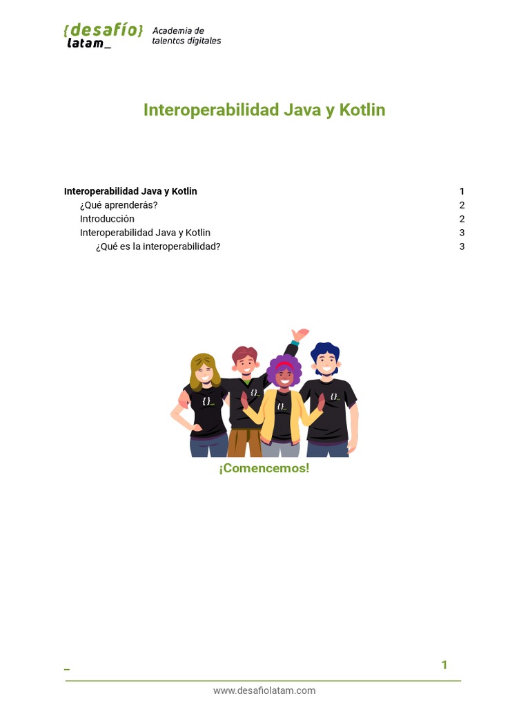 L2-Interoperabilidad Java y Kotlin | PDF | Java (lenguaje de programación) | Biblioteca ...