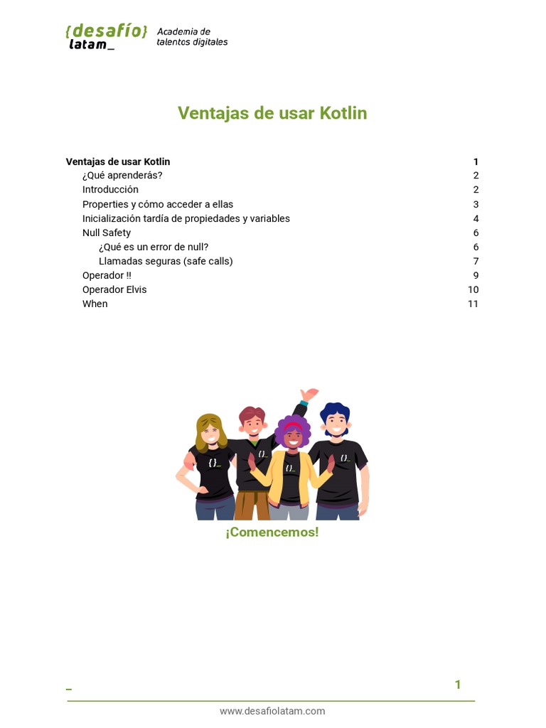 L3-Ventajas de Usar Kotlin | PDF | Lenguaje de programación | Paradigmas de programación
