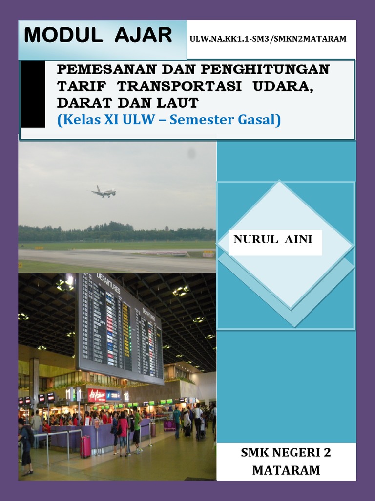 Modul Ajar: Pemesanan Dan Penghitungan Tarif Transportasi Udara, Darat ...