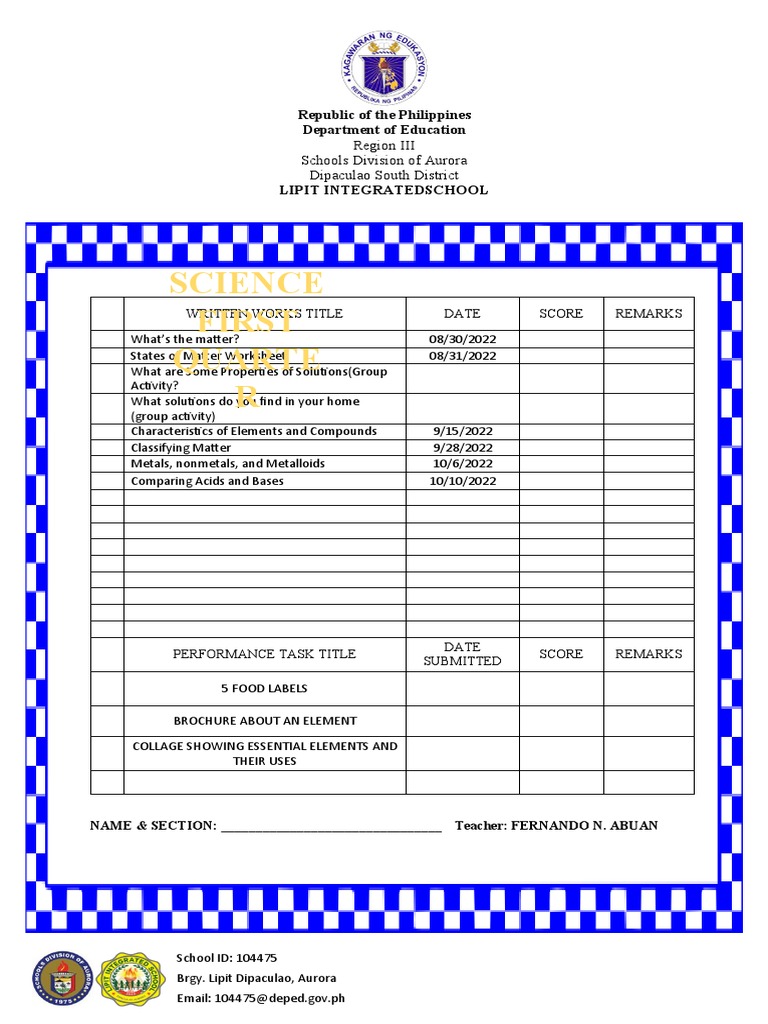 Summary of Students Output | PDF