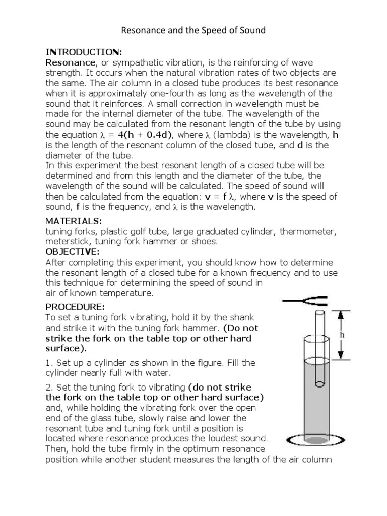 Resonance Lab | PDF | Resonance | Sound