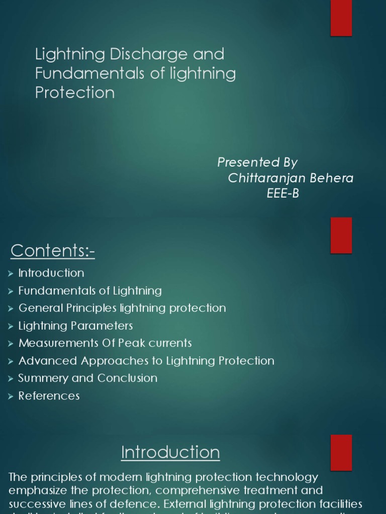 Dokumen - Tips - Lightning Discharge and Fundamentals of Lightning Protection | PDF | Lightning ...