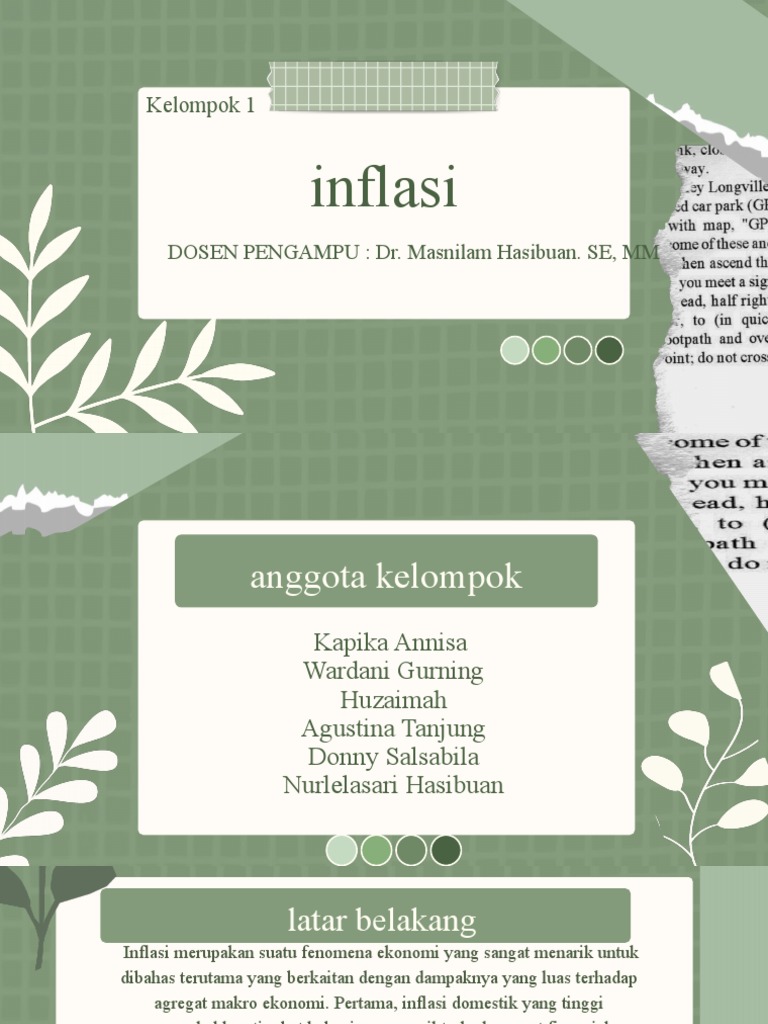 Inflasi Kelompok 1 | PDF