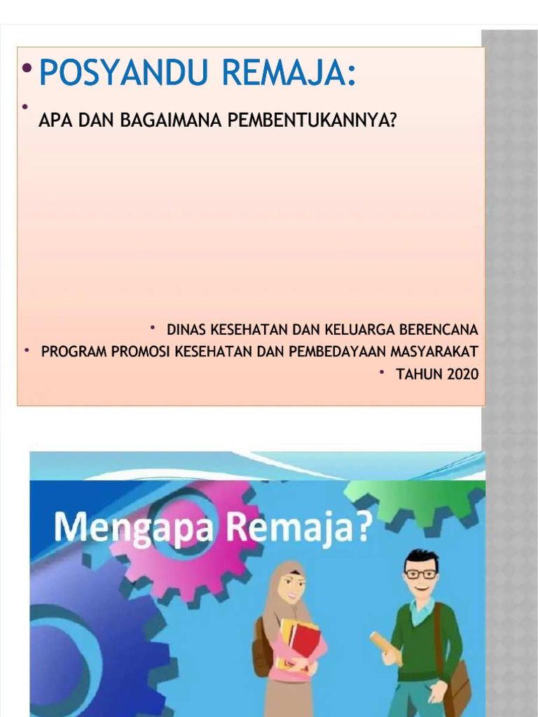 Materi Posyandu Remaja | PDF