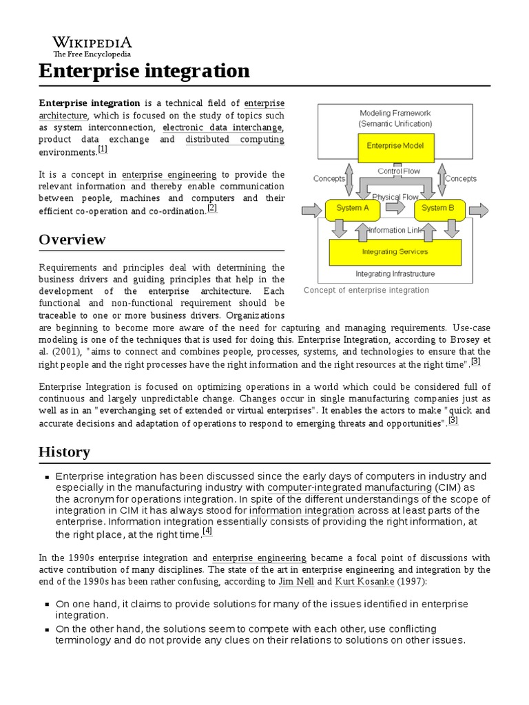 Enterprise Integration | PDF | Cognitive Science | Science