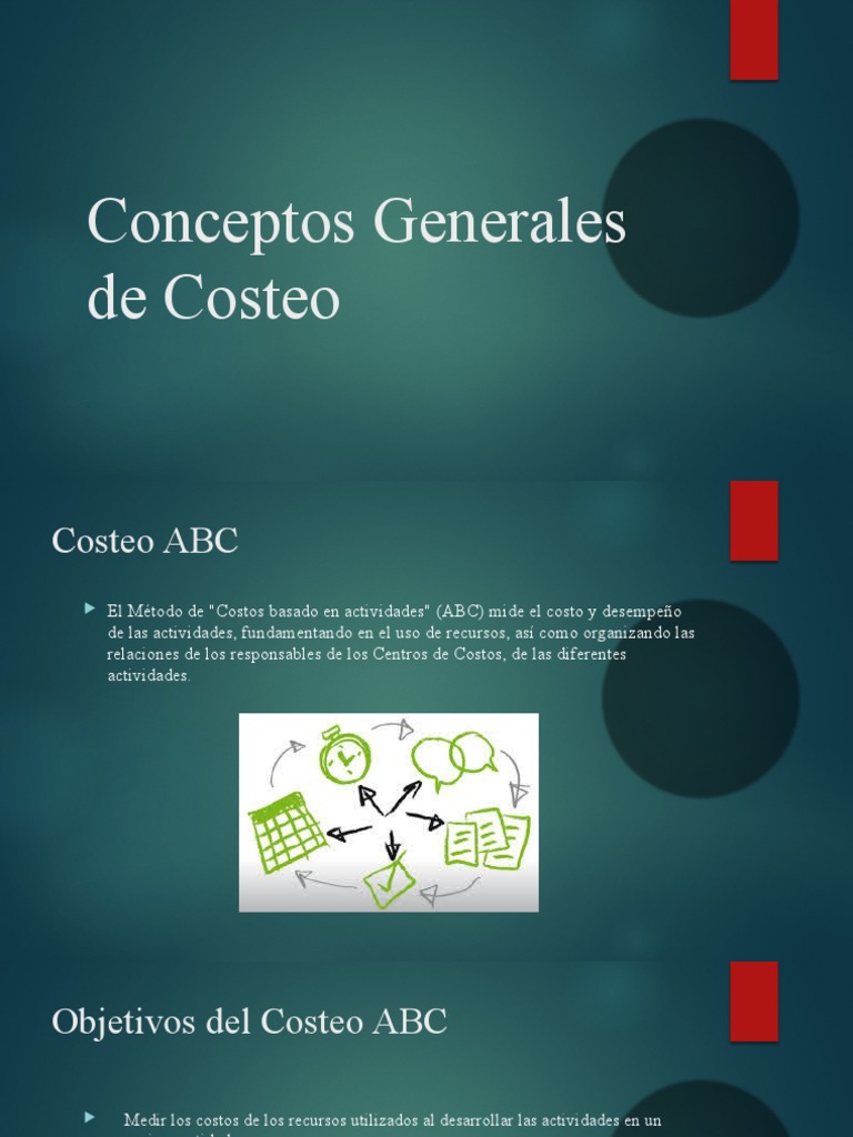 Conceptos Generales de Costeo | PDF | Presupuesto | Economias