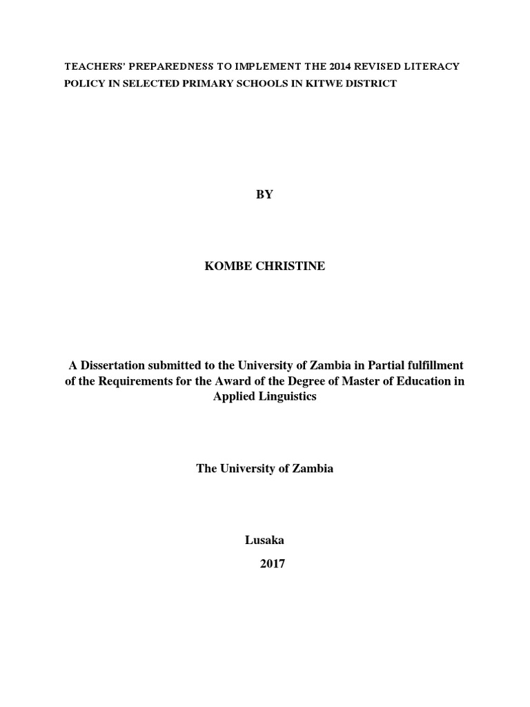 Main Document | PDF | Literacy | Teachers