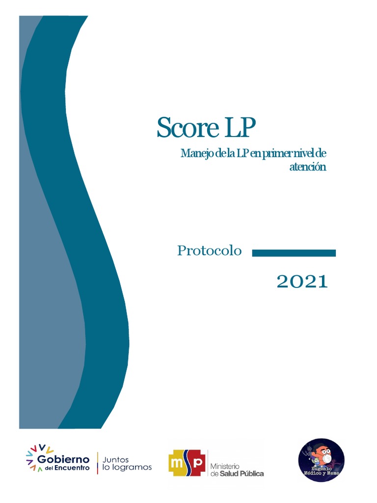 Score LP Manejo de La LP en Primer Nivel de Atención | PDF | Ciencias ...