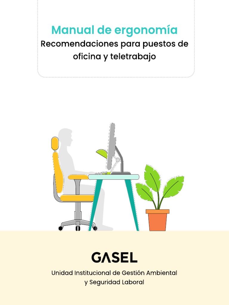 Manual de Ergonomia para Puestos de Oficina y Teletrabajo | Descargar gratis PDF | Factores ...