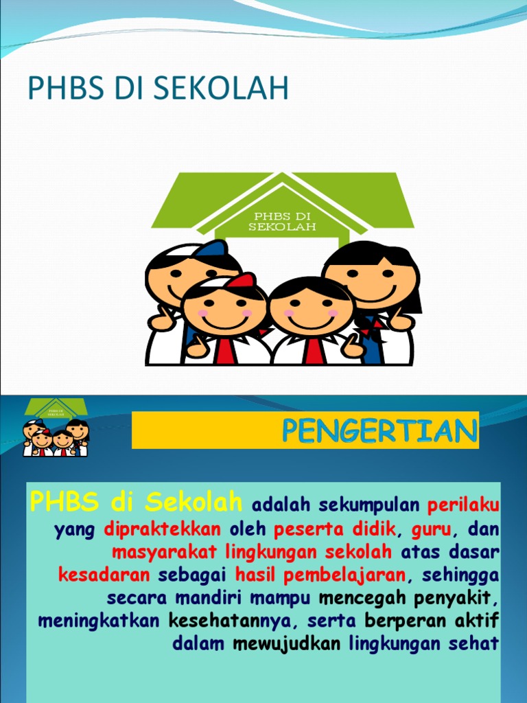 PHBS Sekolah | PDF | Kesehatan Holistik