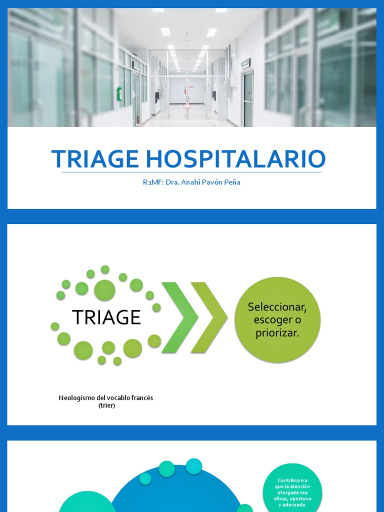 Triage Hospitalario | PDF | Medicina CLINICA | Enfermedades y ...