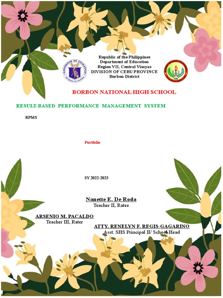 Rpms Cover Page | PDF