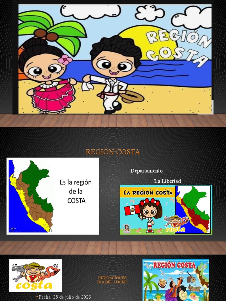 Exposición Infantil sobre la Región Costa | PDF