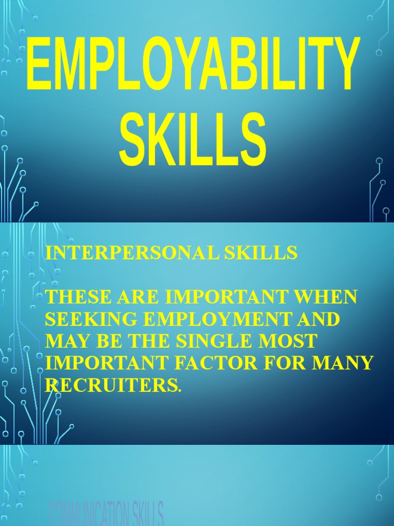 Ppt-Module 2-Employability Skills | PDF