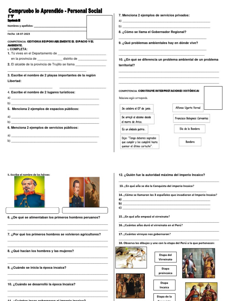 Etapas de La Historia Del Perú | PDF | Imperio Inca | Perú