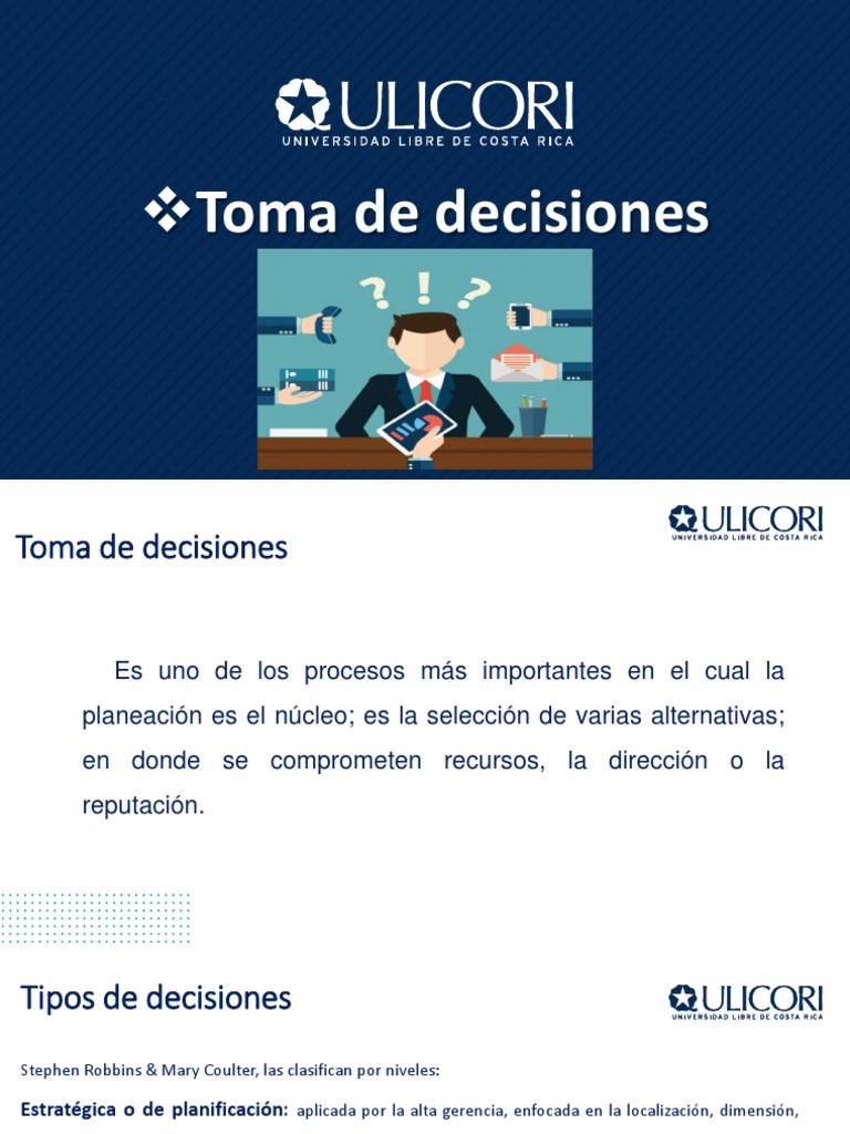 Toma de Decisiones | PDF | Toma de decisiones | Racionalidad