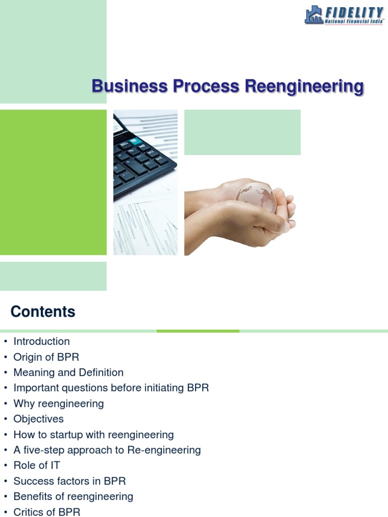 BPR- Business Process Reengineering | Business Process | Business