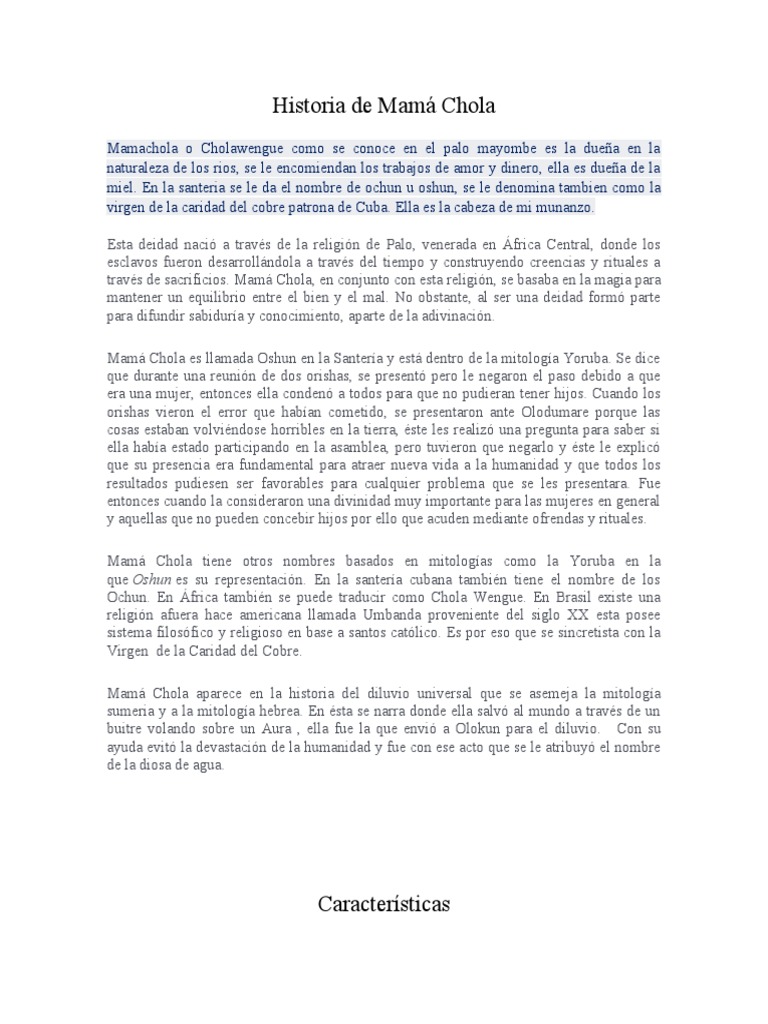 Mama Chola | PDF