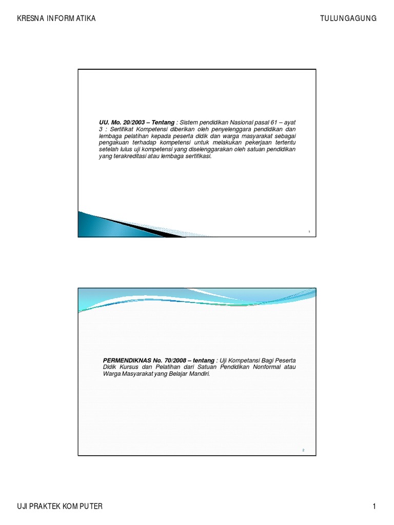 Ujian Power Point | PDF